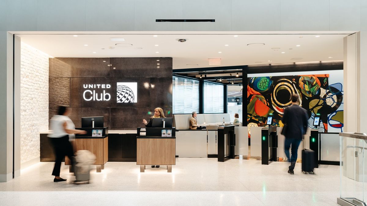 First look: United’s loft-inspired United Club at Newark Terminal A ...
