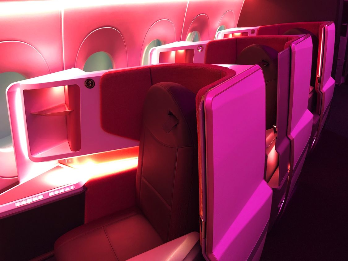 Virgin Atlantic's A350 Upper Class business class seat revealed ...