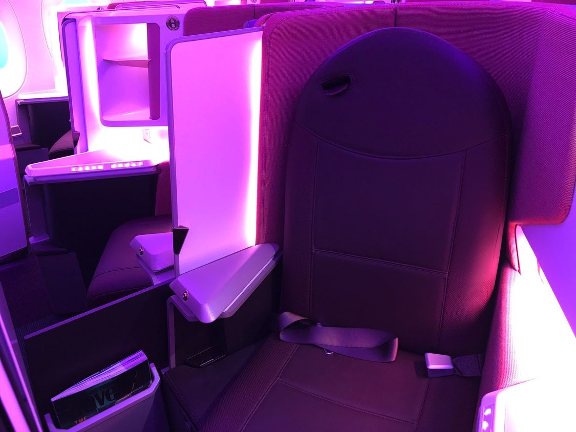 Virgin Atlantic's A350 Upper Class business class seat revealed ...