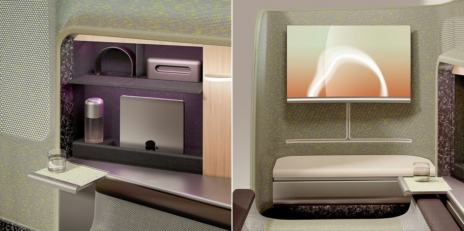 The new Modulo aircraft seat concept from Caon Design Office ...