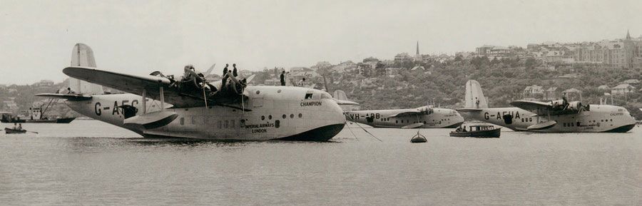 The way it was: Sydney to Singapore in 4 days by Qantas flying boat ...