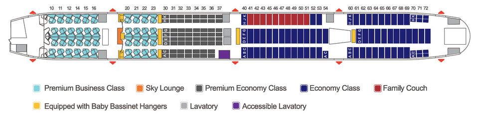 China Airlines Boeing 777-300ER first business premium economy class ...