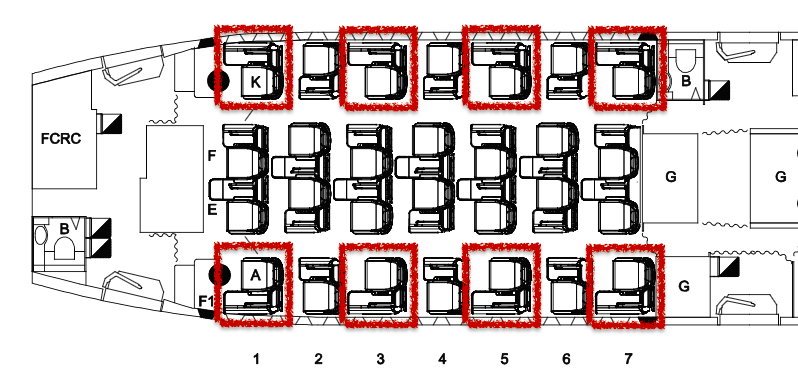 Best seats: Qantas Airbus A330-300 Business Suite international ...