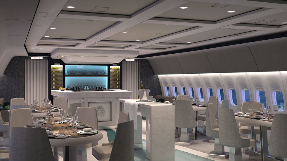 Photos: Inside Crystal Cruises' luxury Boeing 777 private jet ...