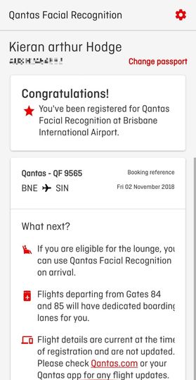 Qantas trials facial recognition for Brisbane lounge entry, boarding ...