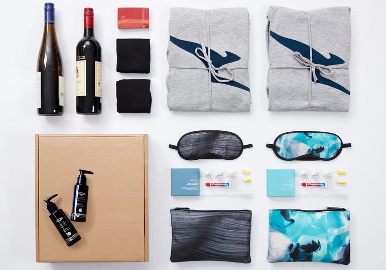 'Qantas at home' care packs deliver first class Champagne, wines, PJs ...