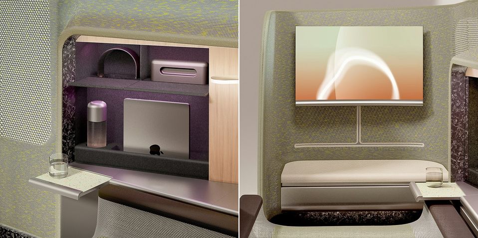 The new Modulo aircraft seat concept from Caon Design Office ...