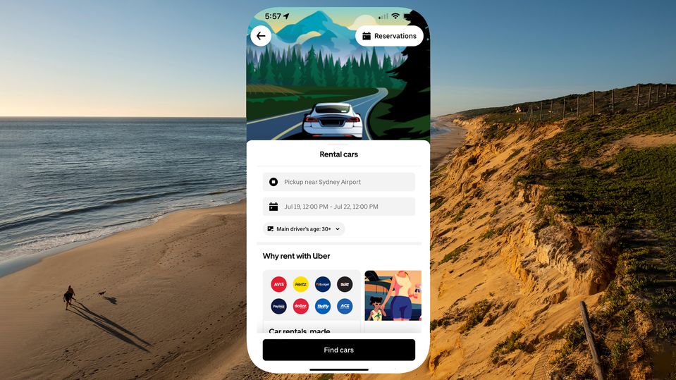 Uber adds car rentals to its Australian app - Executive Traveller